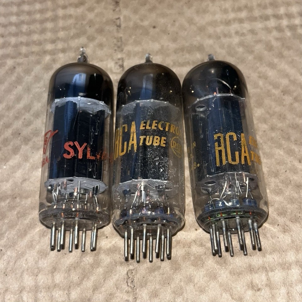 Lot of 3x 6DR7 Electron Vaccum tubes (2x RCA, 1x Sylvania) | eBay
