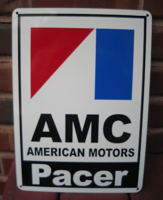 AMC Pacer American Motors Racing Sign AMX Service Mechanic Garage Ad ...