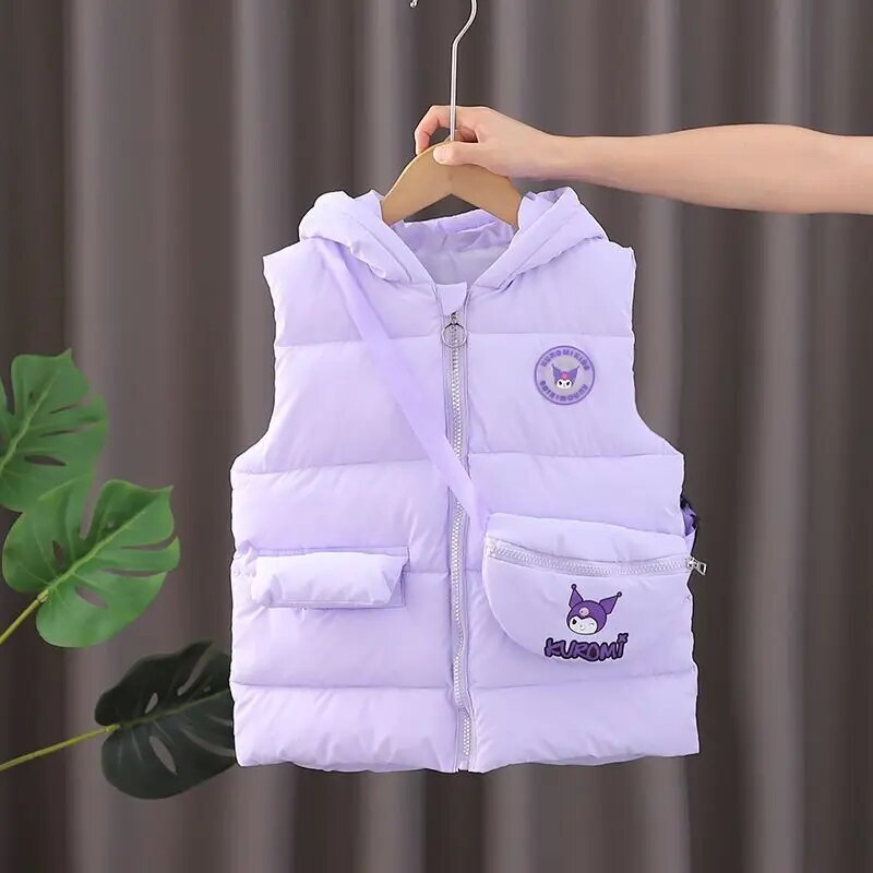 Kuromi Autumn/Winter Vest Outerwear Down Coat Winter Tank Top Christmas ...
