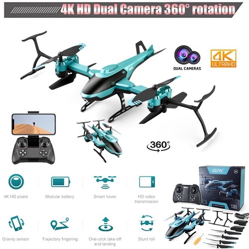 4DRC V10 Drone WIFI FPV 1080P Dual Camera RC Portable HD Wide Angle ...
