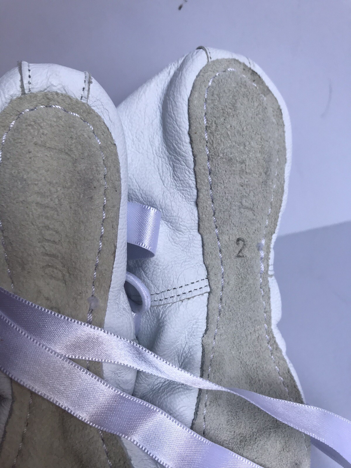 Kamara Girl Satin Rose Leather Ballet Slippers Beige/ Size 2 NWOB | eBay