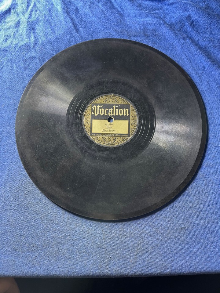 VOCALION Record 78 rpm 15649 SO TIRED / RAIN | eBay