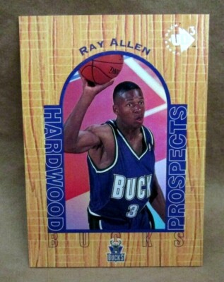 Ray Allen RC 1996-1997 Upper Deck UD3 Dunking Pose Rookie#5-Bucks RC ...