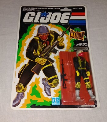 1988 GI JOE PYTHON PATROL OFFICER ACTION FIGURE SEALED MOC | eBay