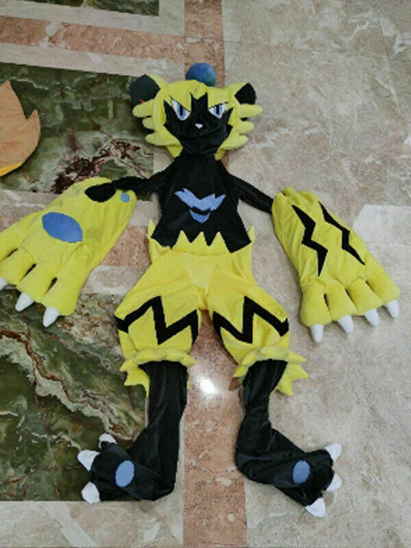 63" Custom made Giant Renamon Zeraora Cinderace Plush Doll Cover Pillow ...