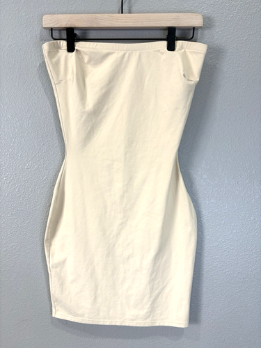 Spanx Assets Body Shaper Red Hot Label Large Beige Slip On One Piece No ...