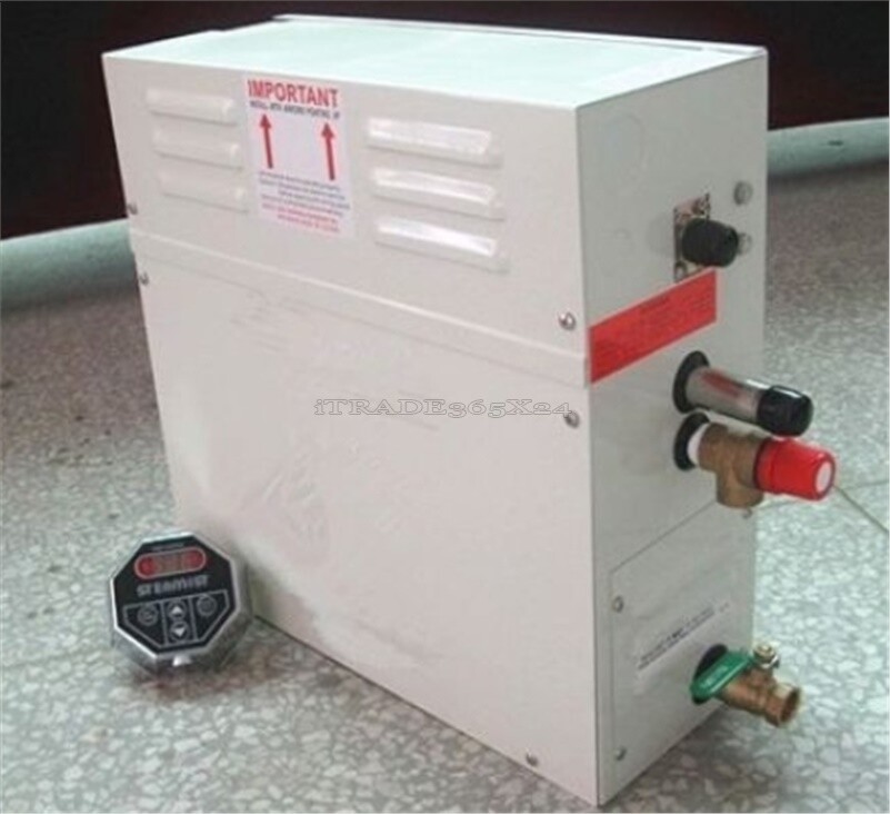 220V-240V Steam Generator Autodrain 5Kw New Sauna Bath /Home Spa xe ...