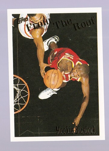 MOOKIE BLAYLOCK 1995 Topps "From The Roof" ATLANTA HAWKS Basketball ...