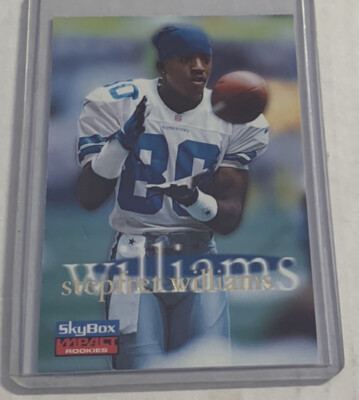 1996 SkyBox Impact Rookies Football Card #18 Stepfret Williams | eBay