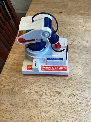 Vintage Waco RADIO SHACK Robotic Banker Coin Bank -not tested | eBay