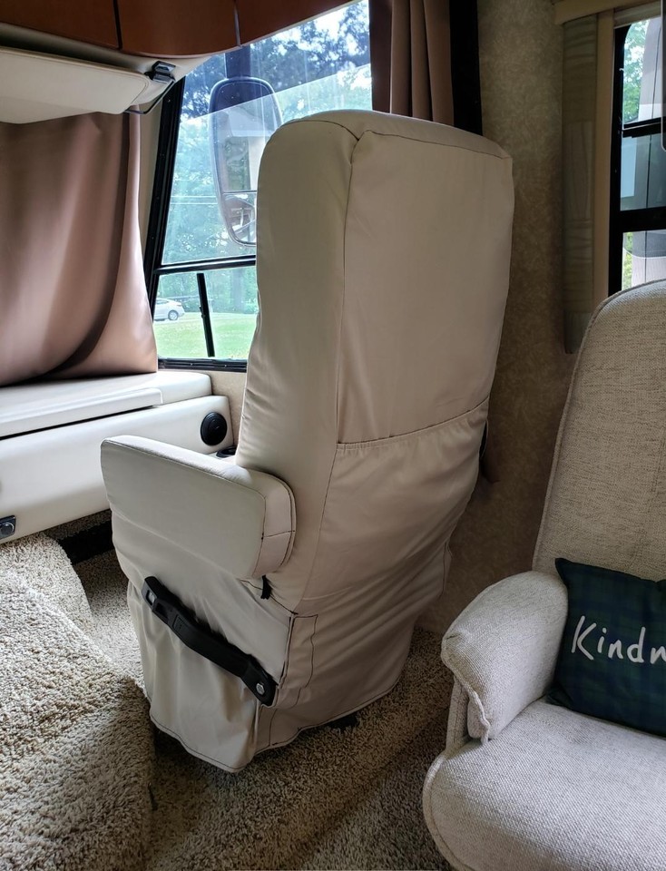 Motorhome RV Camper Captain Chair Cotton Seat Covers fits Fleetwood ...