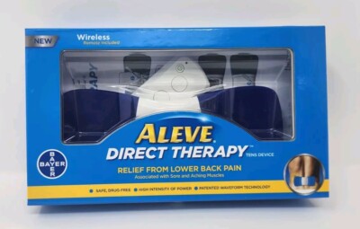 Aleve Direct Therapy Tens Device Lower Back Pain Relief Wireless Remote ...