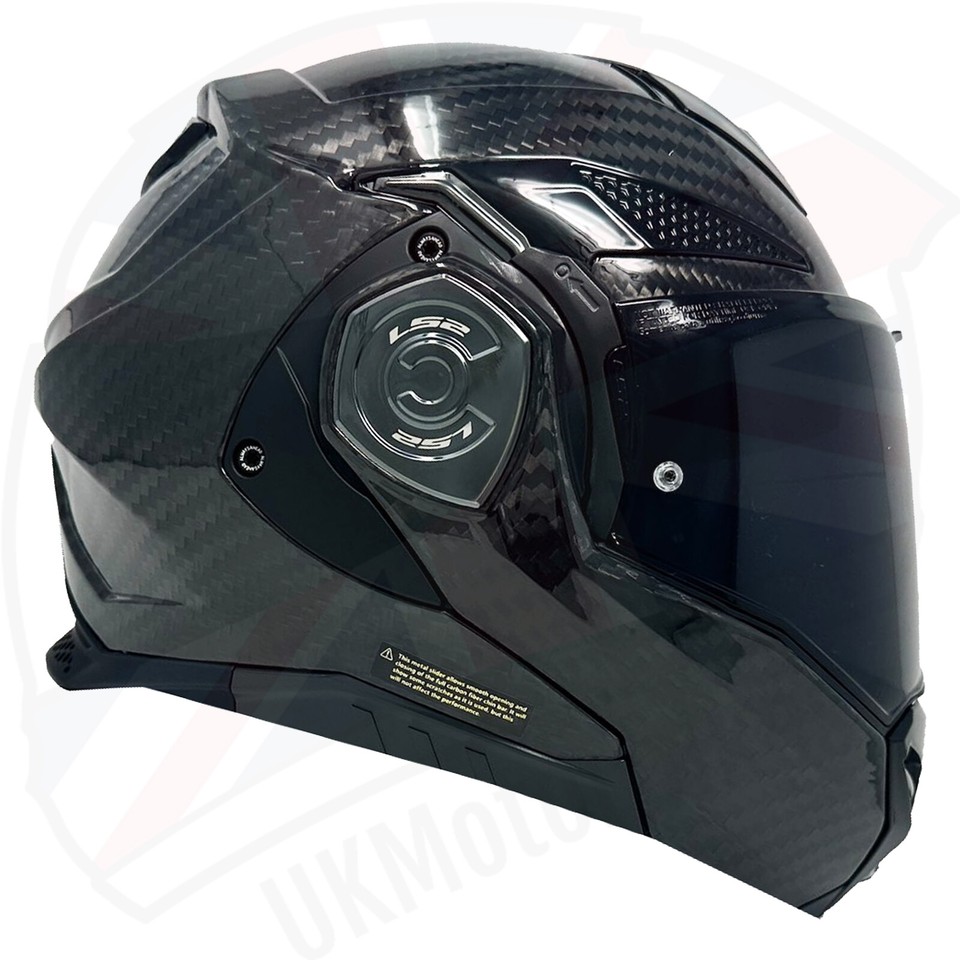 LS2 FF901 ADVANT X CARBON FIBER MODULAR FLIP FRONT FULL FACE MOTORCYCLE ...