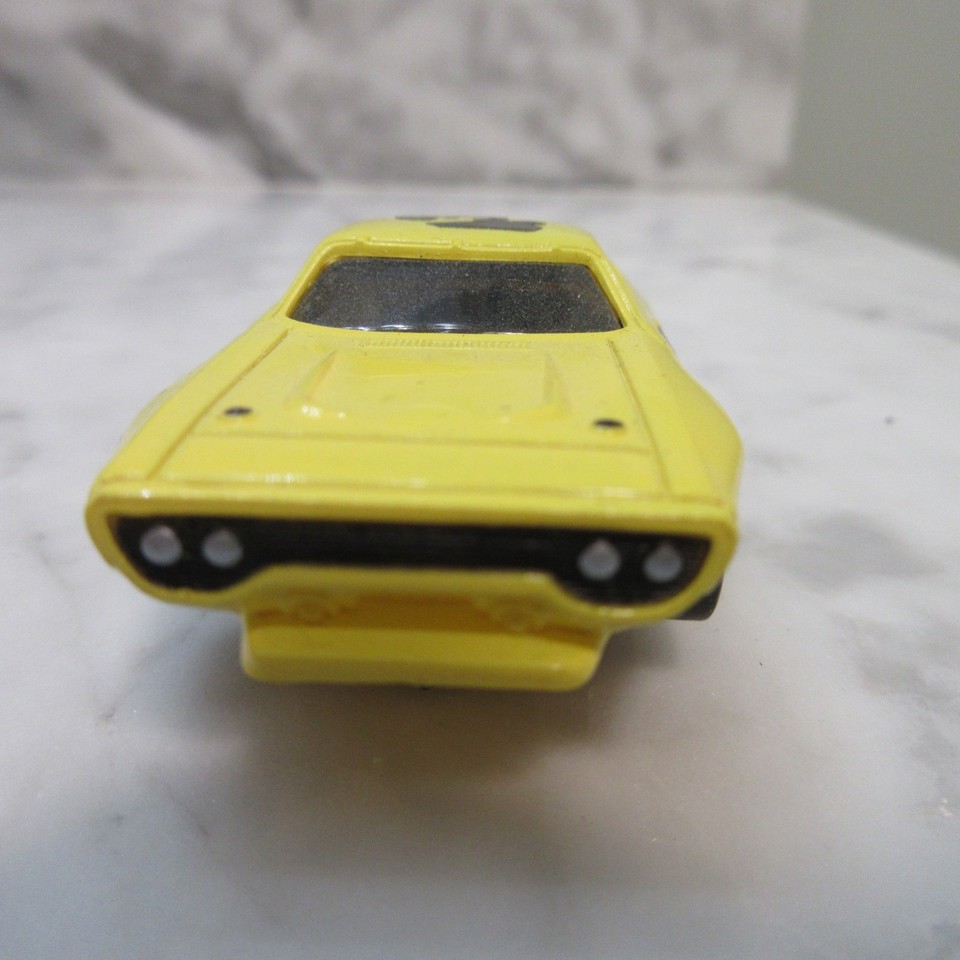 Johnny L Ho Slot Car No. 1904 Yellow 43 Plymouth Road Runner RUNS (WD12 ...