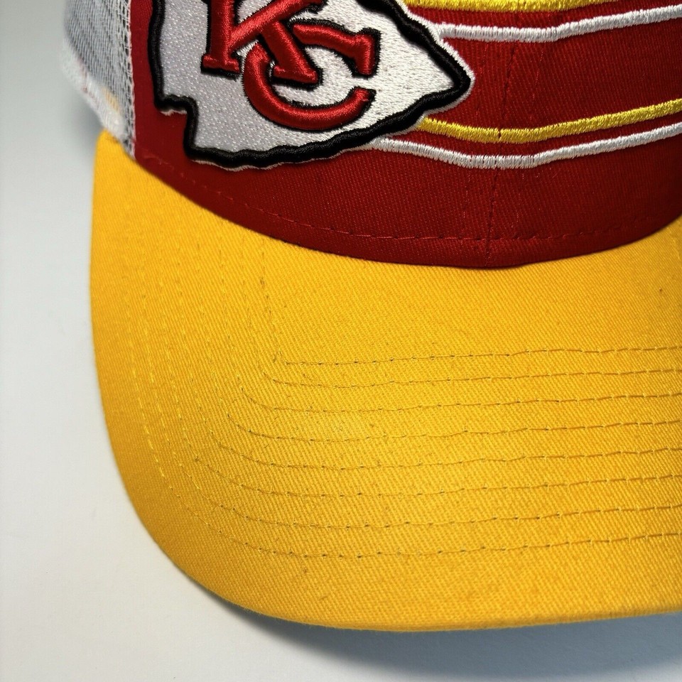 KANSAS CITY CHIEFS New Era SnapBack Mesh Trucker Hat Cap Adjustable OS ...