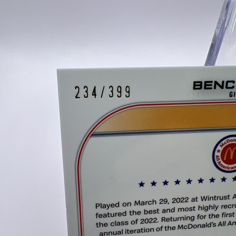 2022 Topps Chrome McDonald's All-American #46 Bench Mob Girls ...