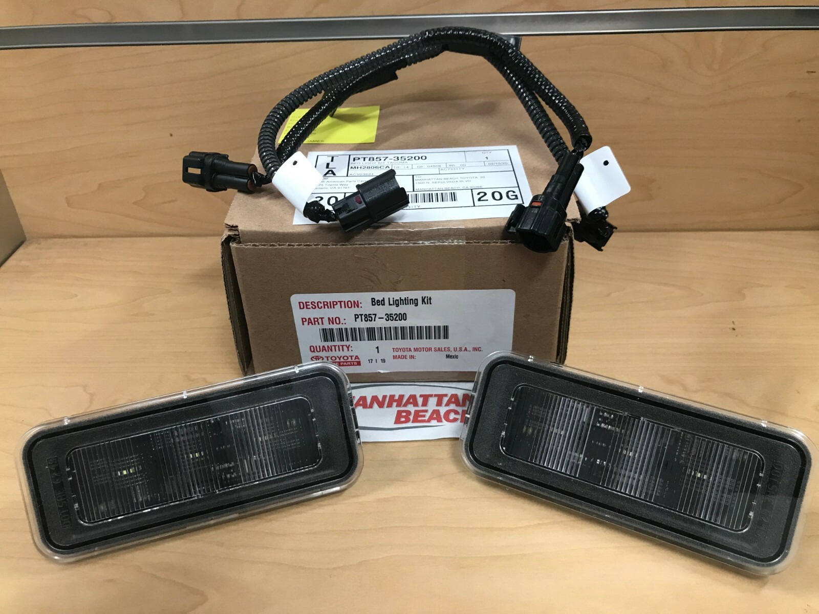 20-23 TACOMA DOUBLE CAB BED LIGHTING KIT PT857-35200 GENUINE TOYOTA ...