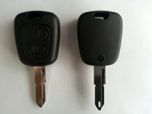FITS FOR PEUGEOT 206 KEY FOB CASE AND UNCUT BLADE NEW REPLACEMENT | eBay