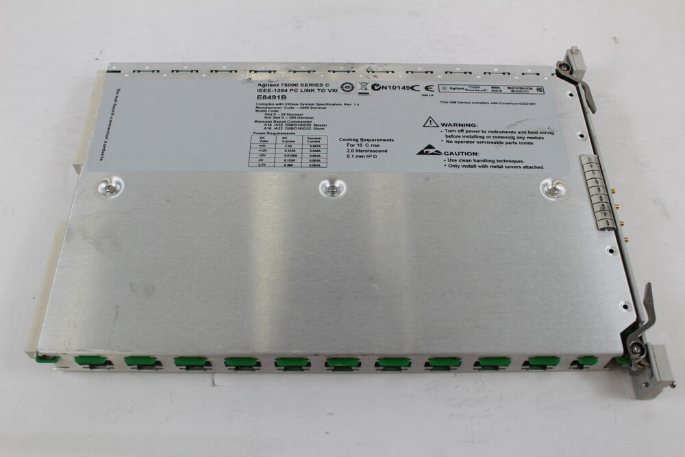 Agilent E8491B VXI Bus 75000 Series C IEEE-1394 PC Link TO VXI Item no ...