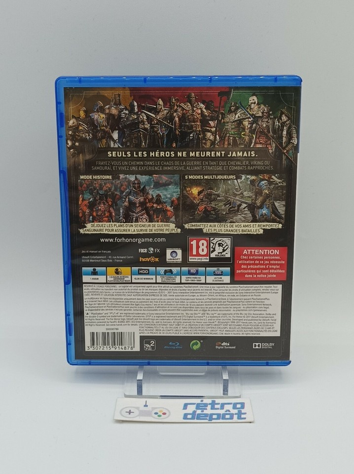 For Honor / Playstation 4 / PS4 / PAL / FR | eBay