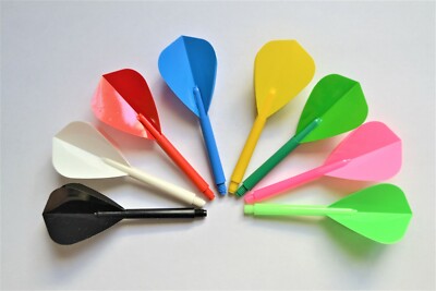 NYLON DART STEMS AND METRONIC KITE FLIGHTS SET VARIOUS COLOURS | eBay