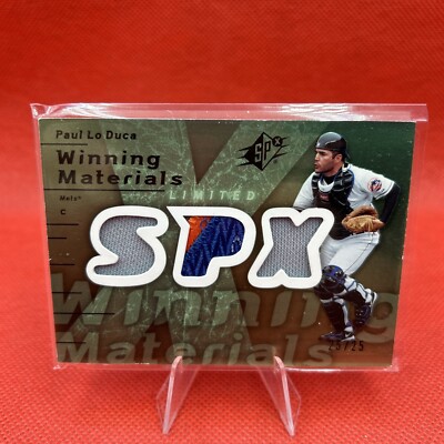 2007 SPX Winning Materials Green 25/25 Paul Lo Duca #WM-PL 3-Color ...