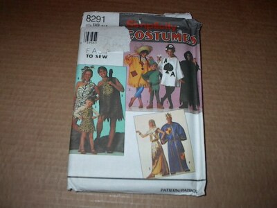 Simplicity Pattern 8291 ~ Boy's/Girls' Caveman, King, Cleopatra Costume ...