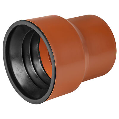 Connector Clay Pipe or Cast Iron Pipe to Plastic Pipe 110mm Adaptor ...