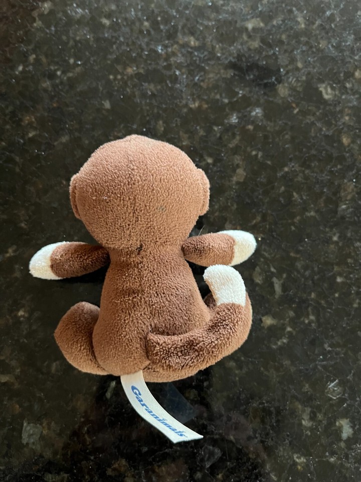 Garanimals Brown Monkey Plush Green Ears Feet Blue Polka Dot Belly 2013 ...