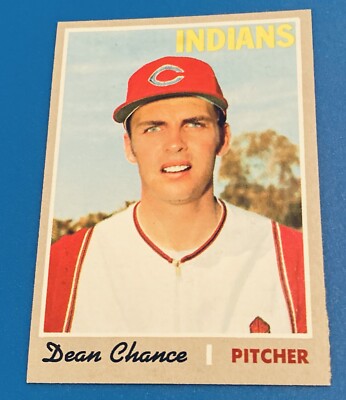 1970 TOPPS BASEBALL DEAN CHANCE TOUGH SEMI HI #625 NRMT- MT + FREE ...