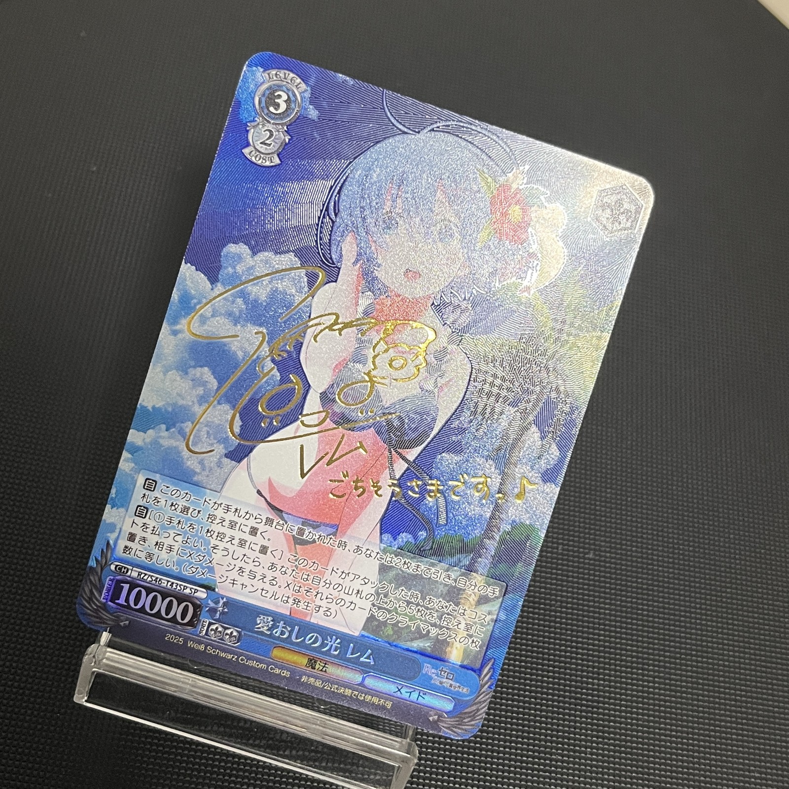 Custom|WS Re:Zero Rem|Signed|JP|DIY Fan-made | eBay