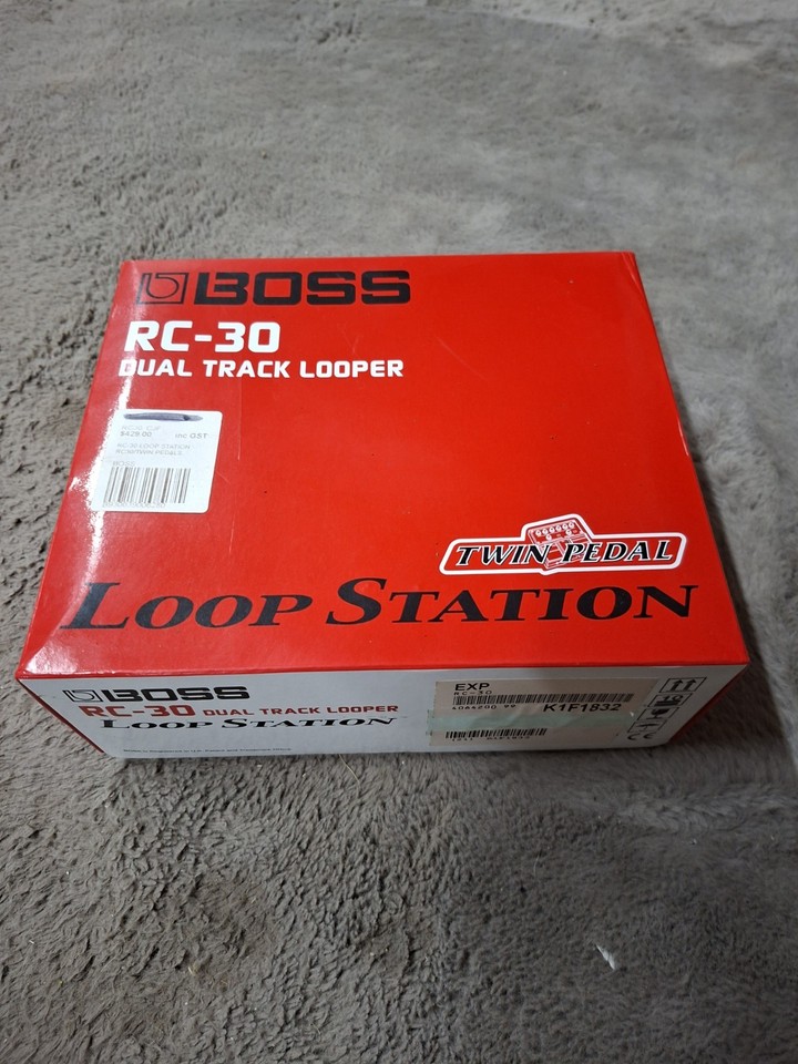 Boss RC-30 Dual Track Loop Station Stereo Looper Pedal 3 Hours 99 Loop ...