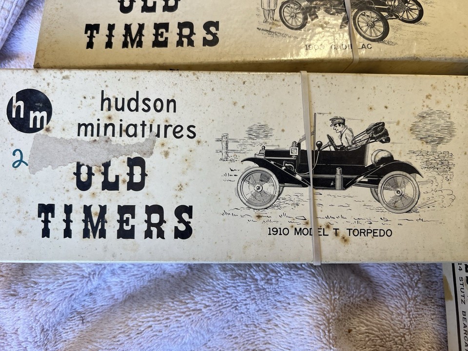 13 Hudson Miniatures Old Timers Model Kits,ford,Cadillac, Hudson ...
