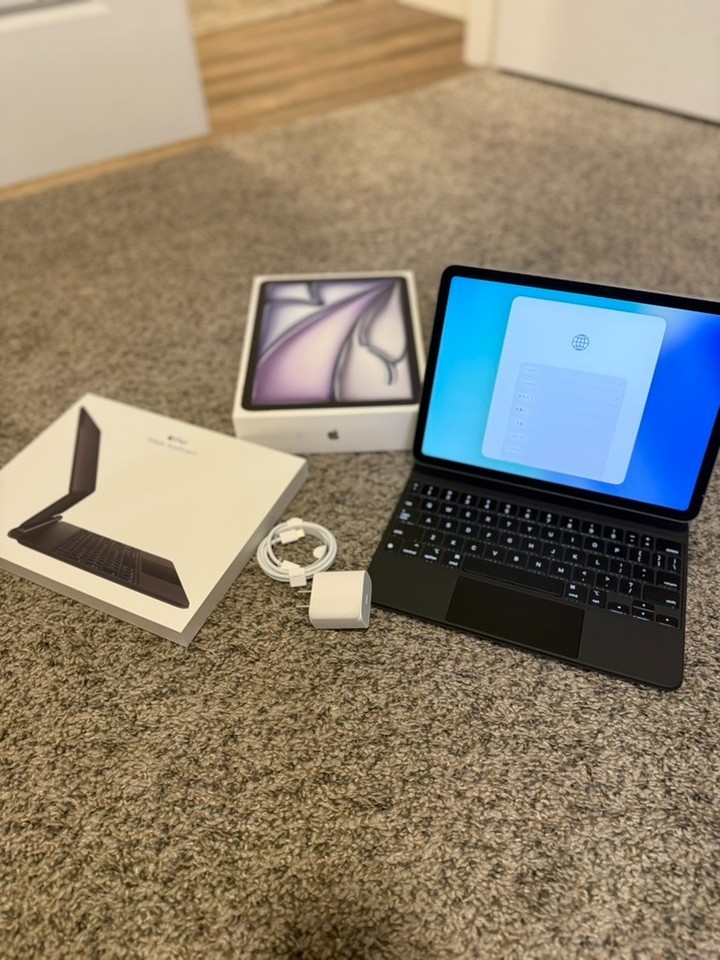 HIGH END BUNDLE iPadAir 11" 6thGen M2 256gb MUWG3LL/A SpaceGray + Magic ...