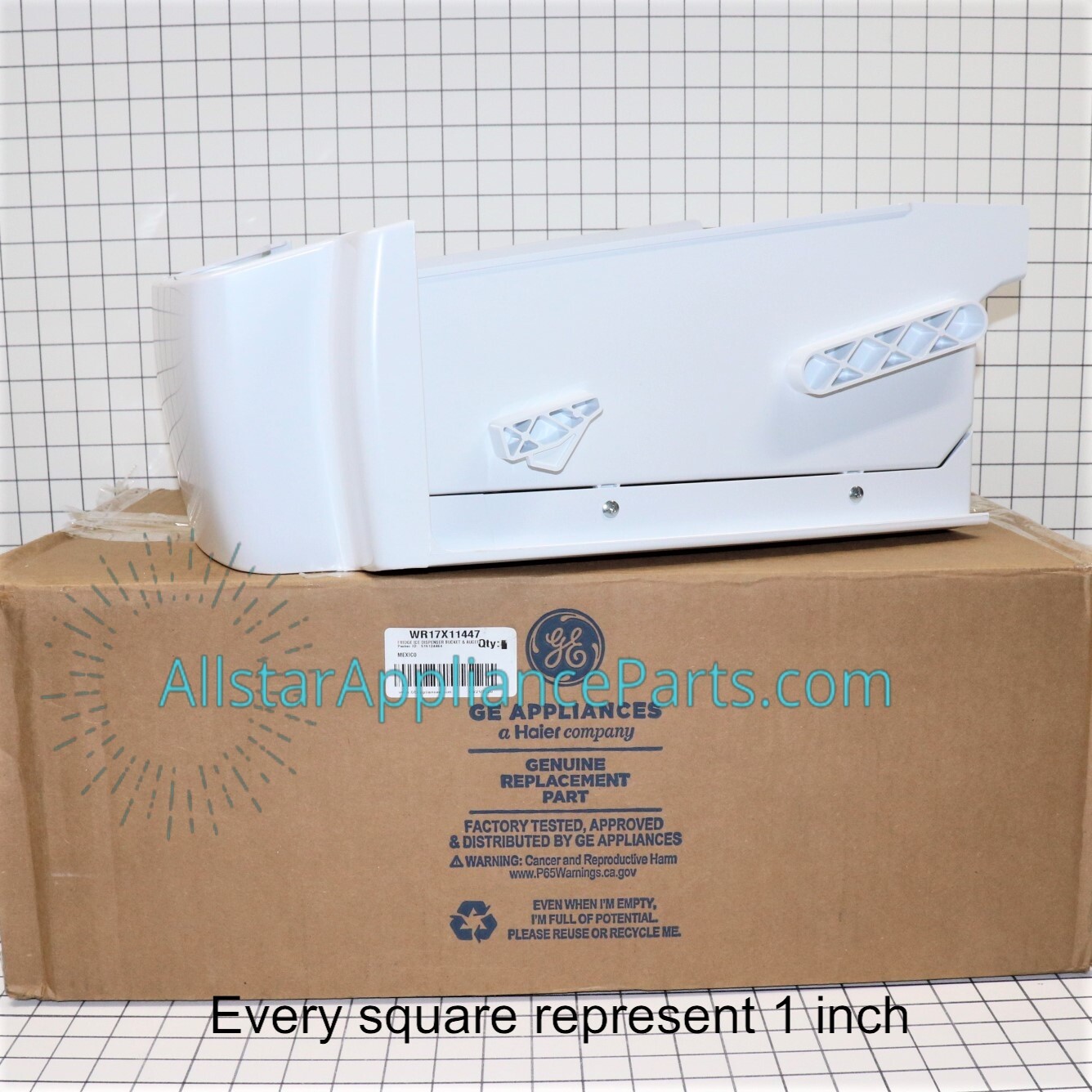 GE Refrigerator Ice Bucket Assembly WR17X11447 | eBay