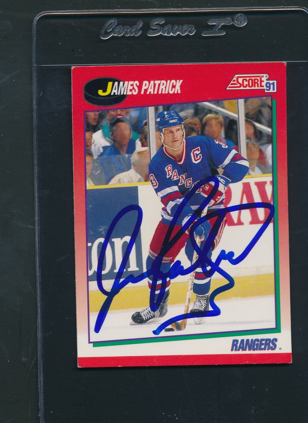 1991/92 Score #230 James Patrick Rangers Signed Auto *B1576 | eBay