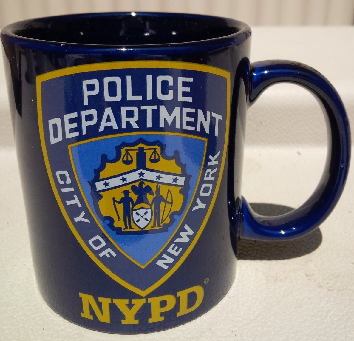 NYPD CITY OF NEW YORK POLICE DEPARTMENT 11 OZ COFFEE MUG NAVY | eBay
