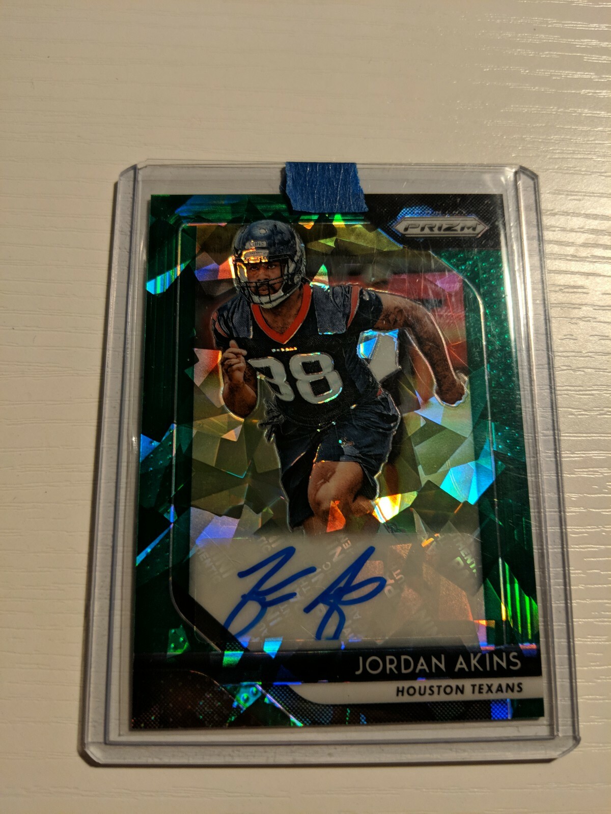 2018 Panini Prizm Rookie Green Ice Prizm Autograph Auto #JAK Jordan ...
