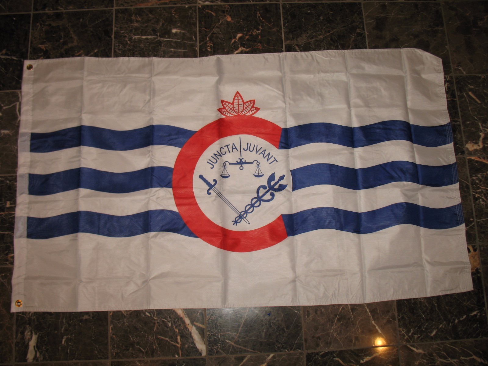 3x5 Double Sided 3ply sewn City of Cincinnati Flag 3'x5' house banner ...