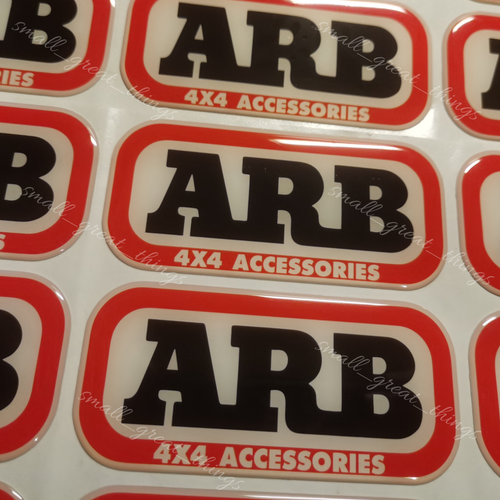 ARB Domed Decal Sticker Badge Bubble Resin Bull Bar Canopy Roof Rack ...