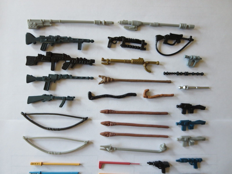 57 Vintage Star Wars Weapons Figures S+H $4.75 | eBay