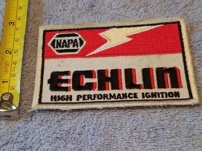 NAPA ECHLIN RACING UNIFORM PATCH HIGH PERFORMANCE IGNITION 3"x4" 1970'S ...