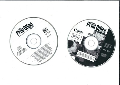 2 CD ROM Corel Print Office 2000 Win Mac | eBay.de