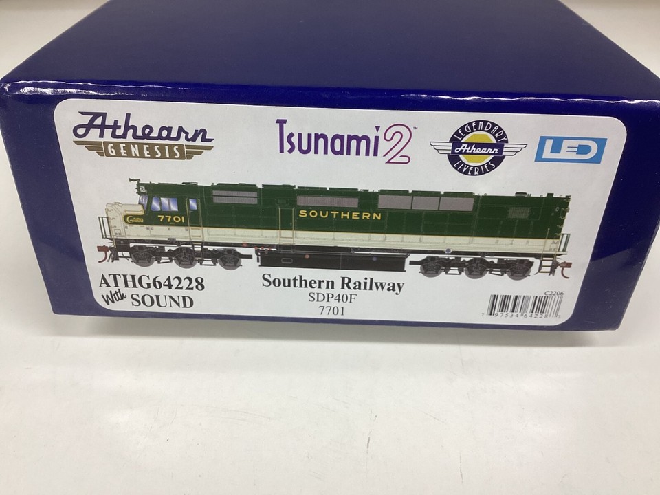 Athearn Genesis #G64228 HO scale “Southern” SPD40F with DCC & SOUND Rd ...
