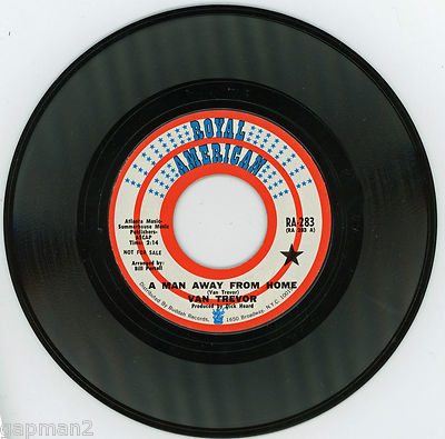 Van Trevor 1969 Royal American 45rpm "Man Away From Home b/w "Today To ...