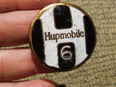 1926-1927 Hupmobile 6 Radiator Emblem Badge 1.6" Enamel | eBay