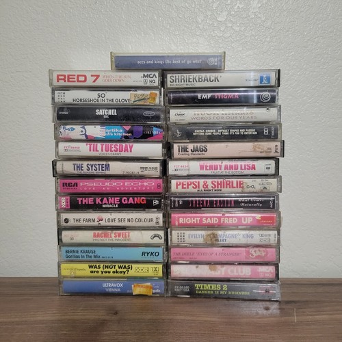 Lot of 27 Pop Synth Cassette Tapes | eBay