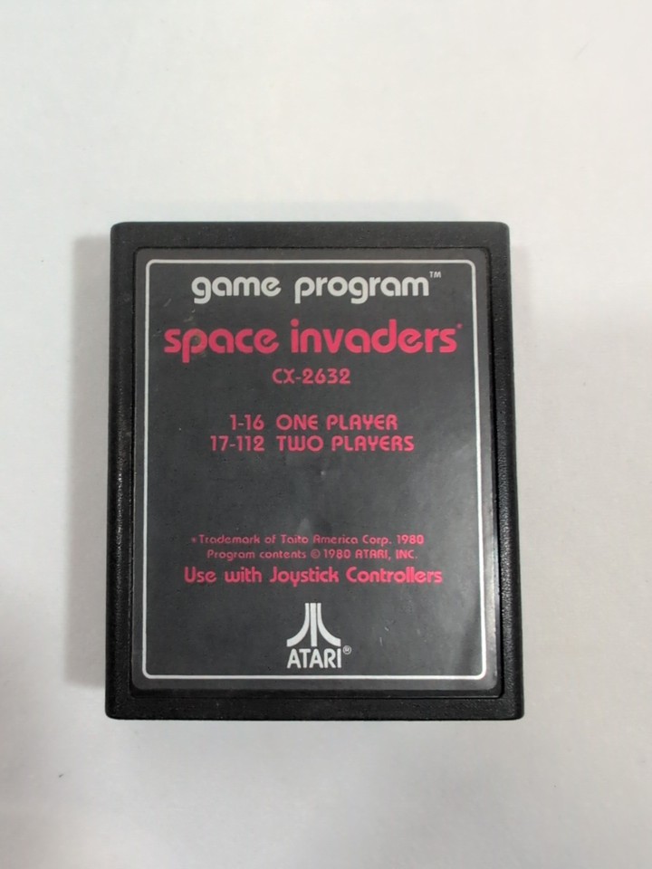 Space Invaders Atari 2600 Cartridge CX-2632 Game and Manual | eBay