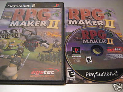 RPG Maker II (Playstation 2) Make your own RPG PS2 Game 93992090005| eBay