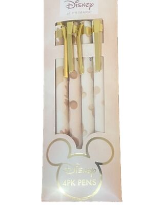 Disney Mickey Mouse Pack Of 4 Pens Primark | eBay UK
